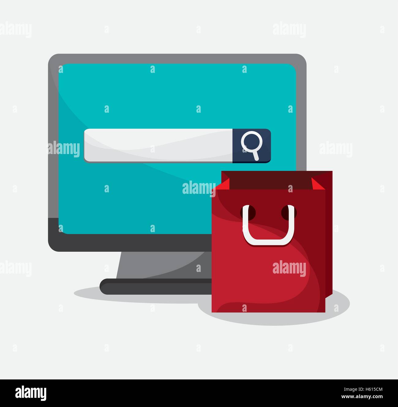 Computer and digital marketing design Stock Vector Image & Art - Alamy