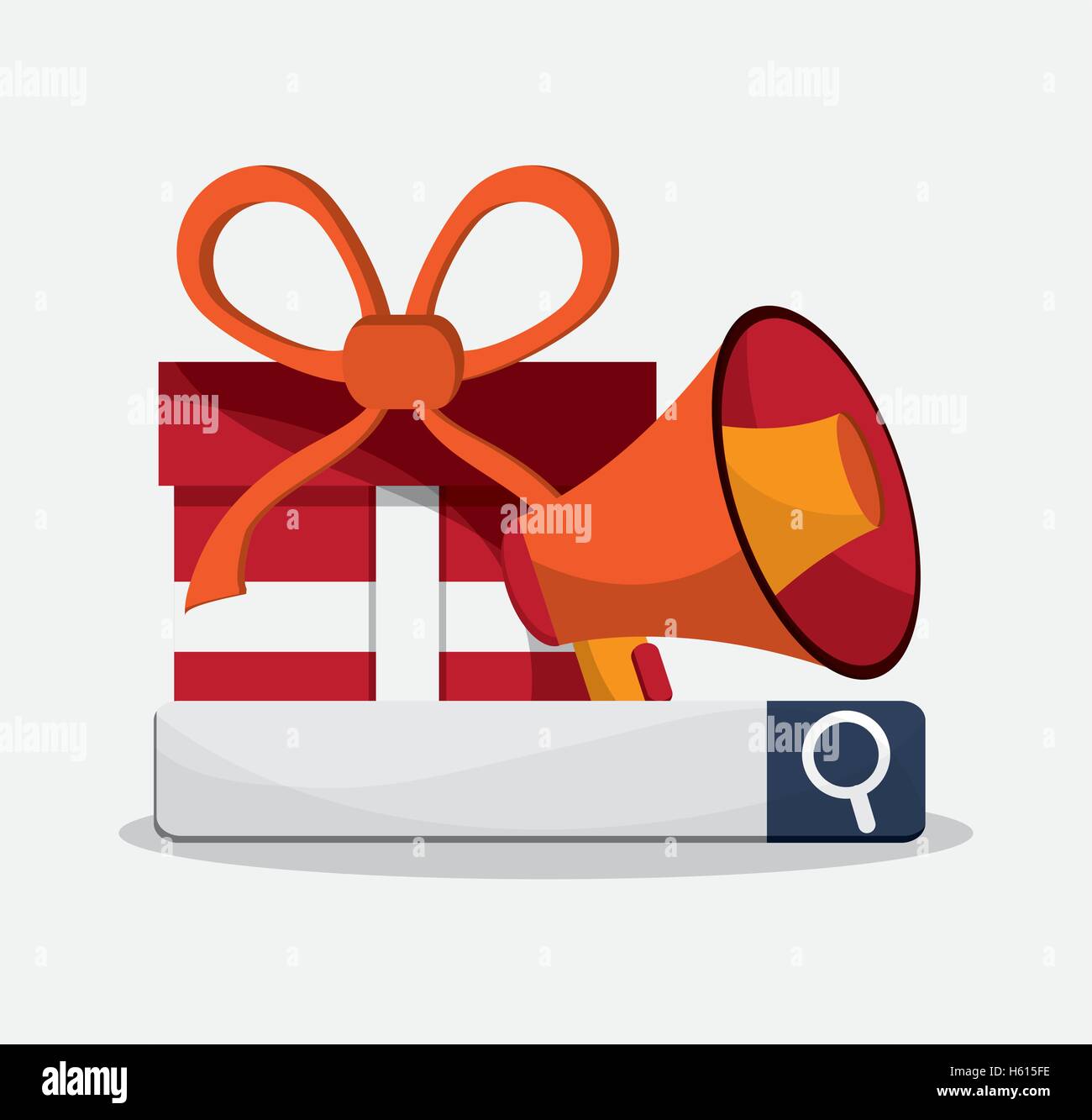 Gift and digital marketing design Stock Vector Image & Art - Alamy