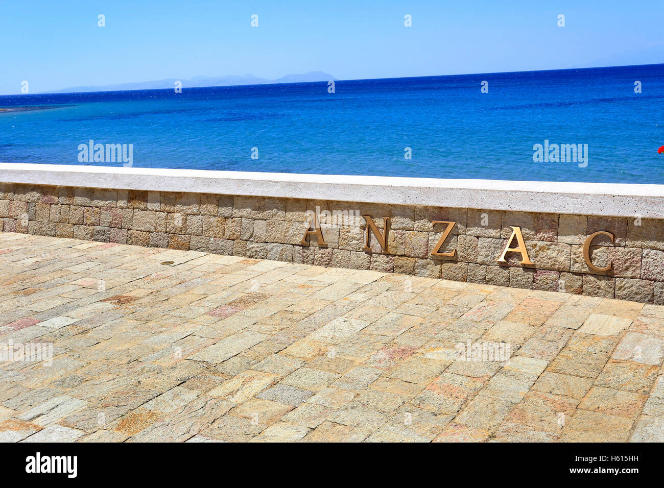 Anzac Cove sign, Turkey Stock Photo - Alamy