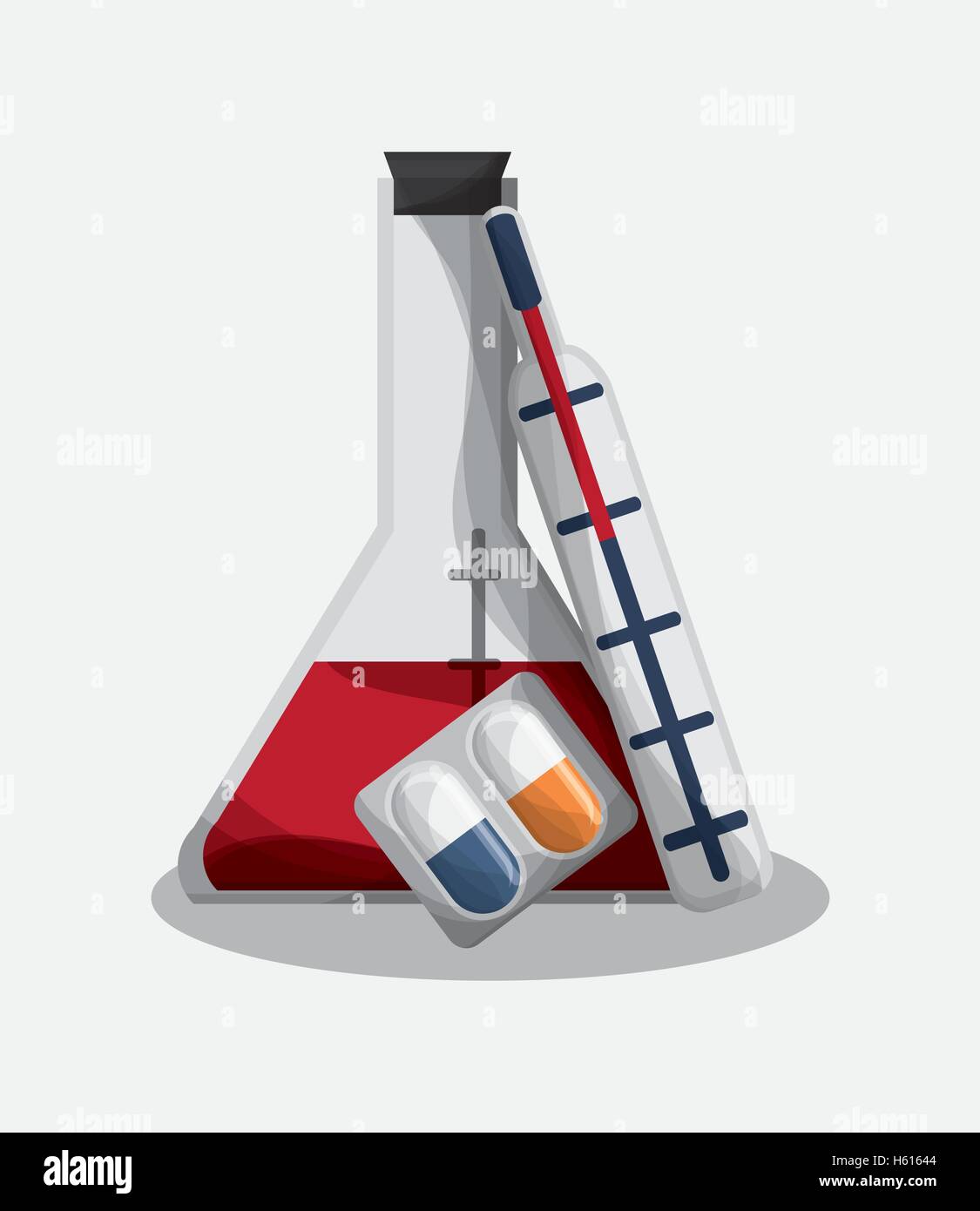 Flask of medical care design Stock Vector Image & Art - Alamy