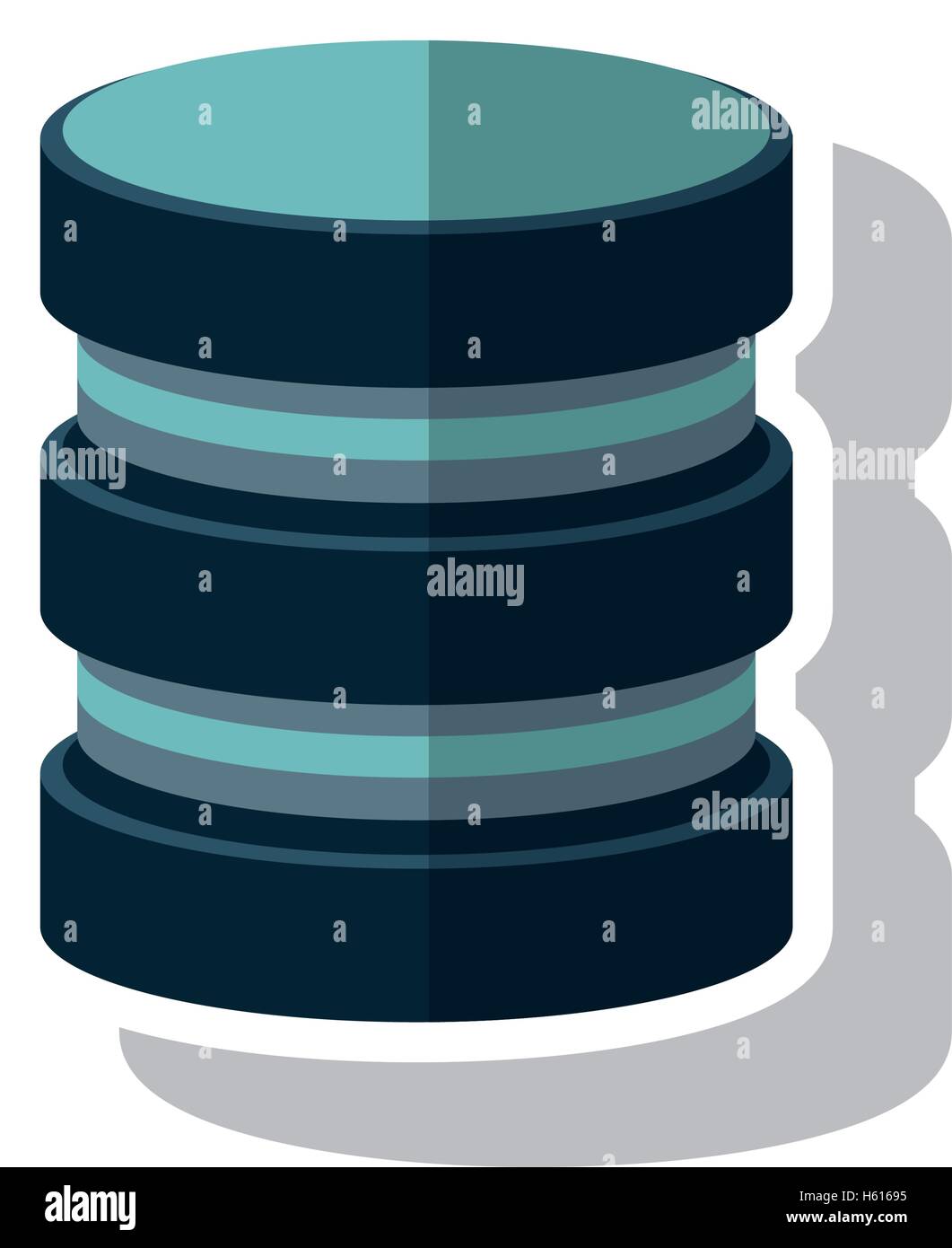 Isolated device and data base design Stock Vector Image & Art - Alamy