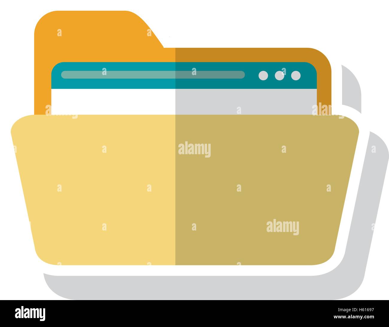 Isolated website inside file design Stock Vector Image & Art - Alamy