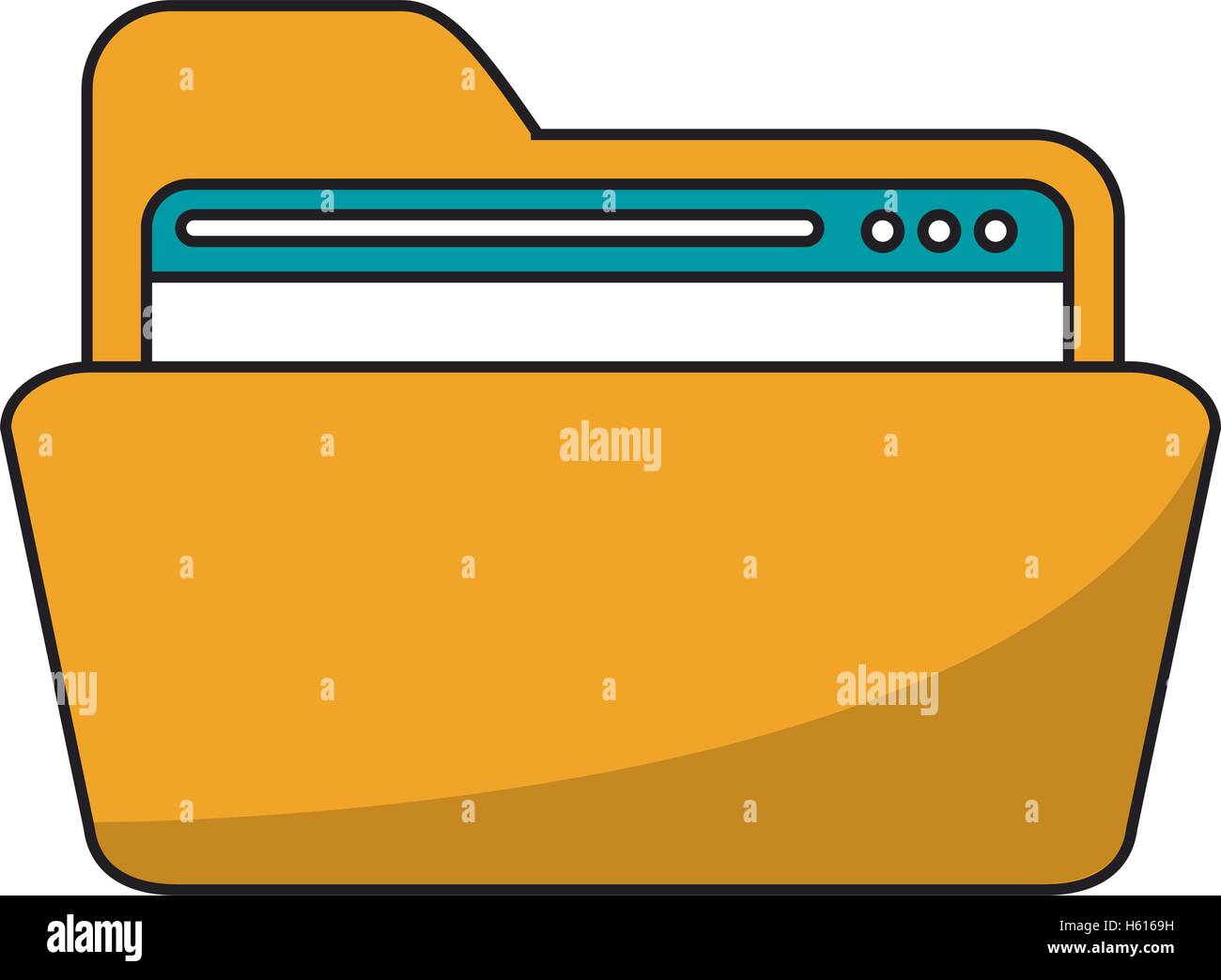 Isolated website inside file design Stock Vector Image & Art - Alamy