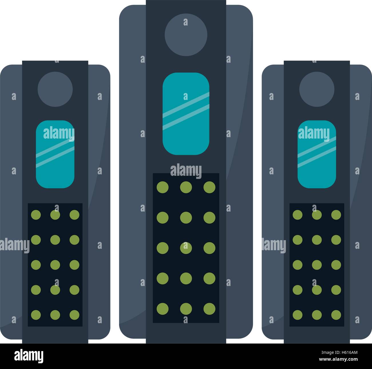 Isolated device data base Stock Vector Images - Alamy