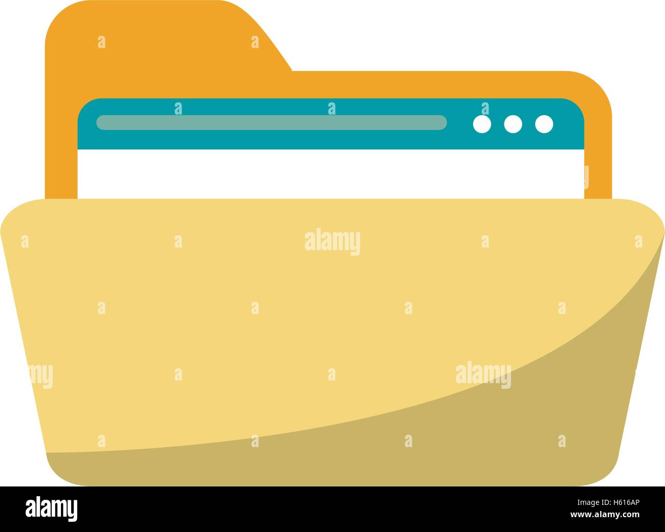 Isolated website inside file design Stock Vector Image & Art - Alamy