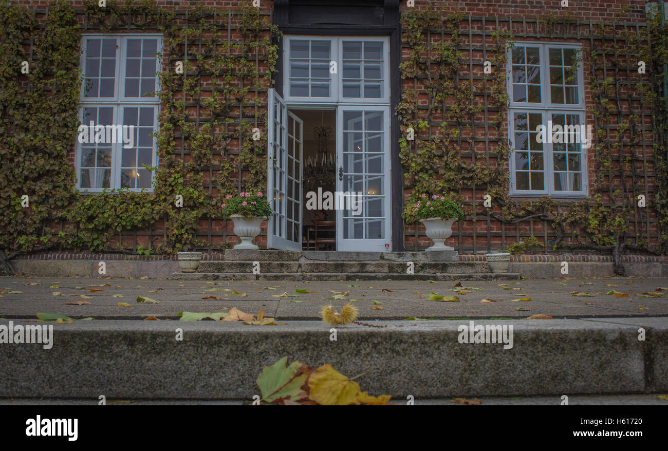 Fall at the old castle Stock Photo - Alamy