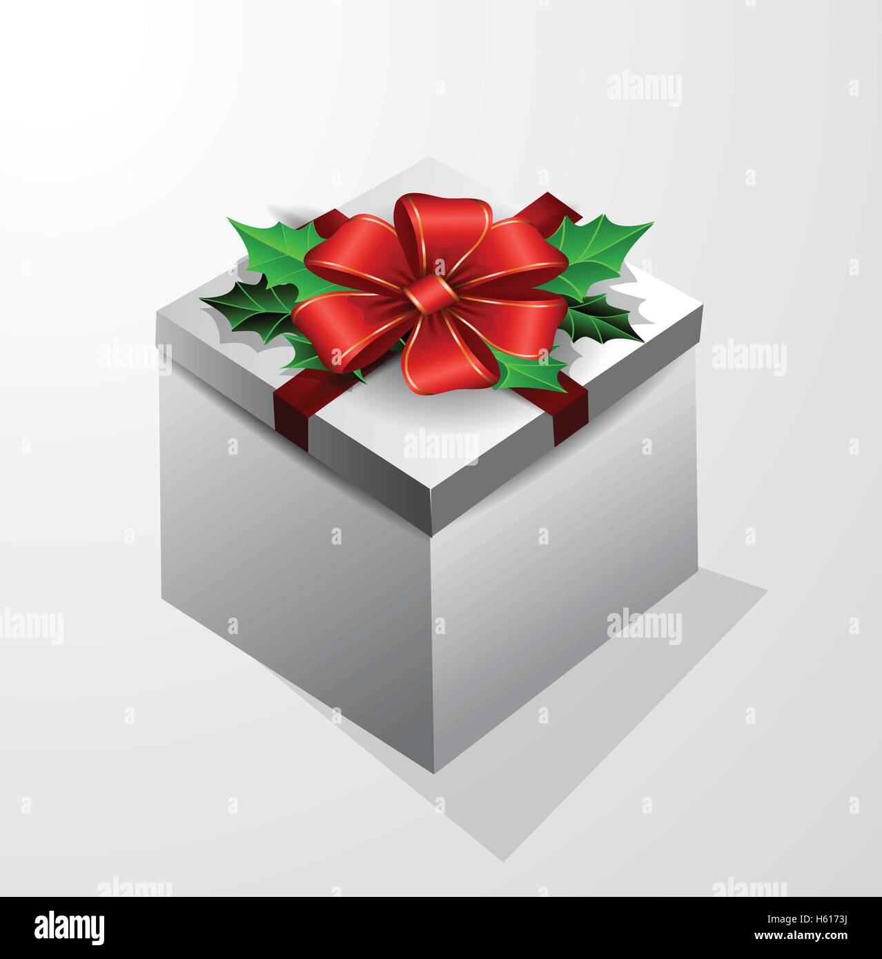Grey ribbon bow on Stock Vector Images - Alamy