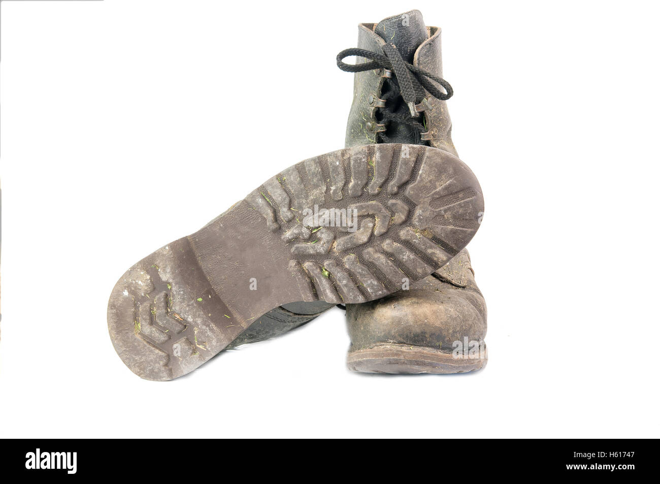 black army boots close up Stock Photo - Alamy