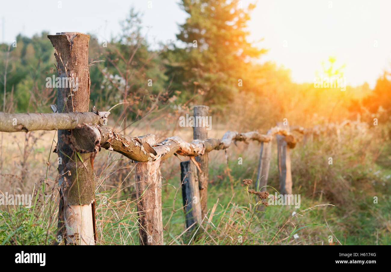 Farm pasture with white fence hi-res stock photography and images - Alamy