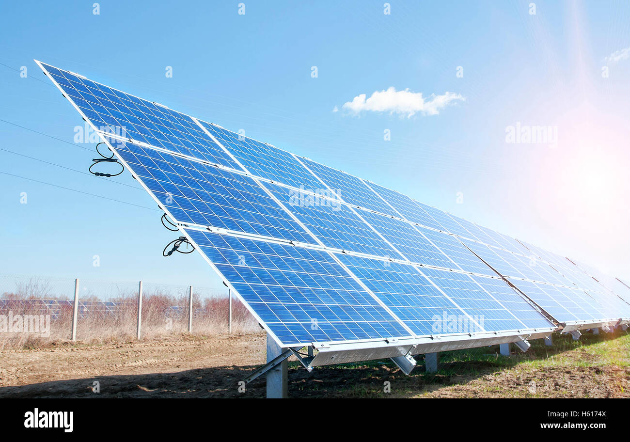 image of a big solar plant Stock Photo - Alamy