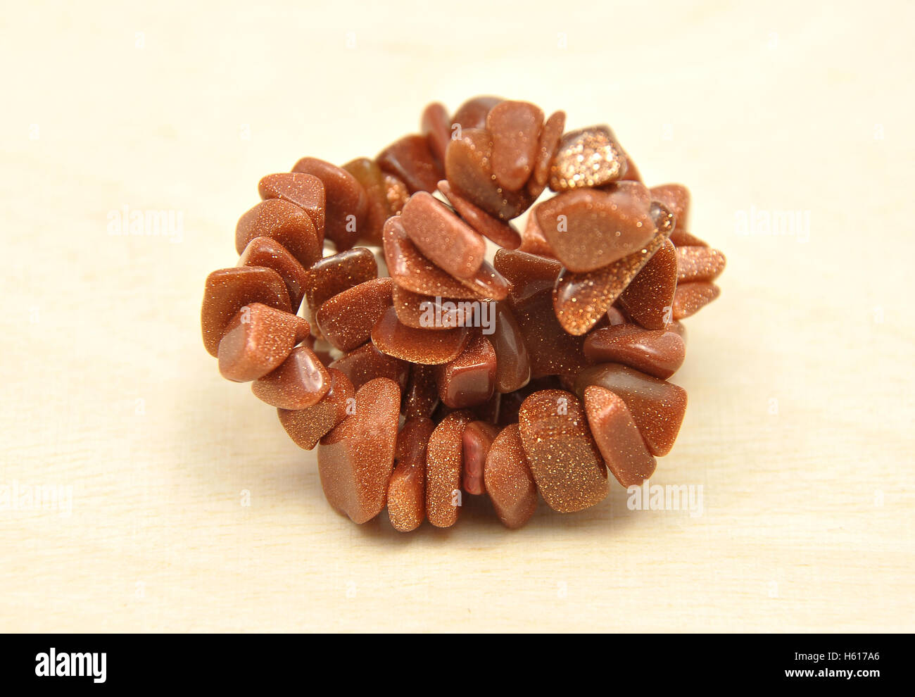 Detailed and colorful image of glittering goldstone Stock Photo - Alamy