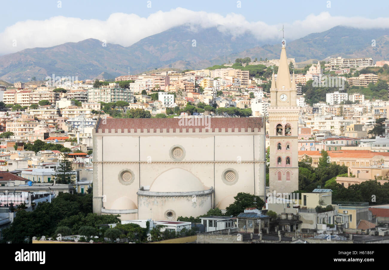 Messina cathedral, Sicily, Italy Stock Photo - Alamy