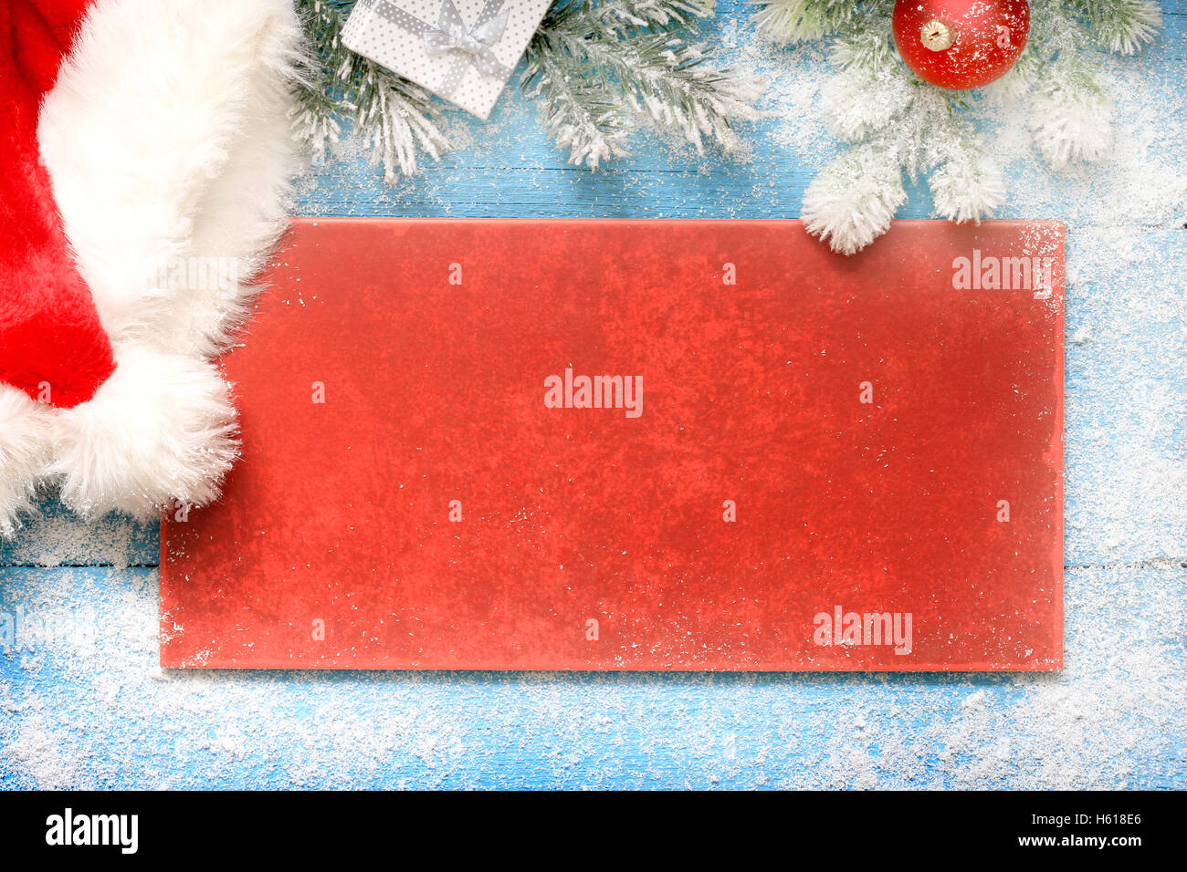Christmas border santa claus hi-res stock photography and images - Alamy