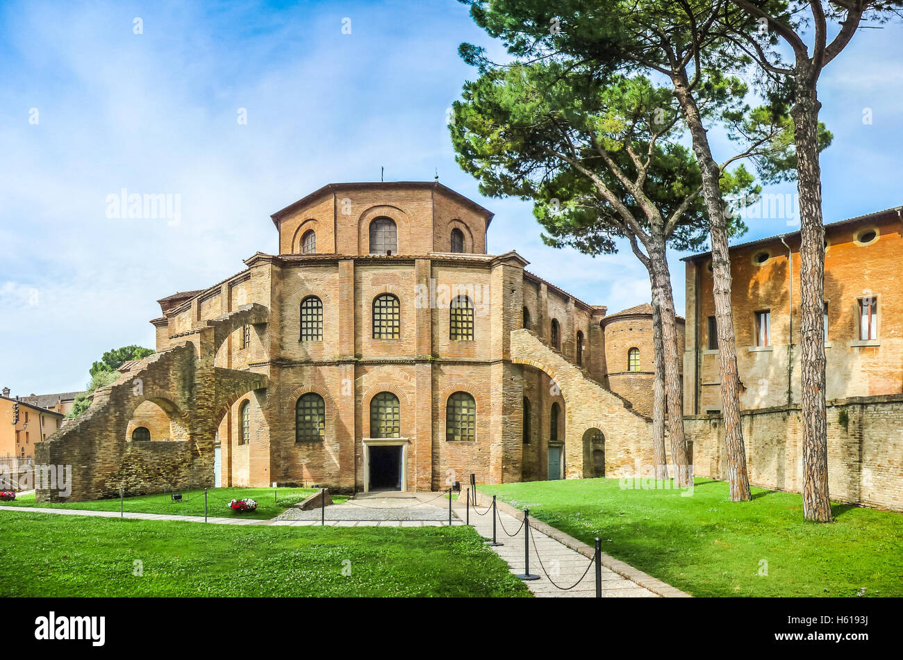 Famous Basilica di San Vitale, one of the most important examples of ...