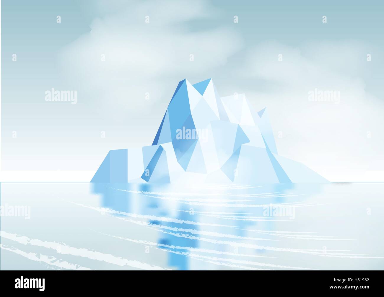 Iceberg illustration hi-res stock photography and images - Alamy