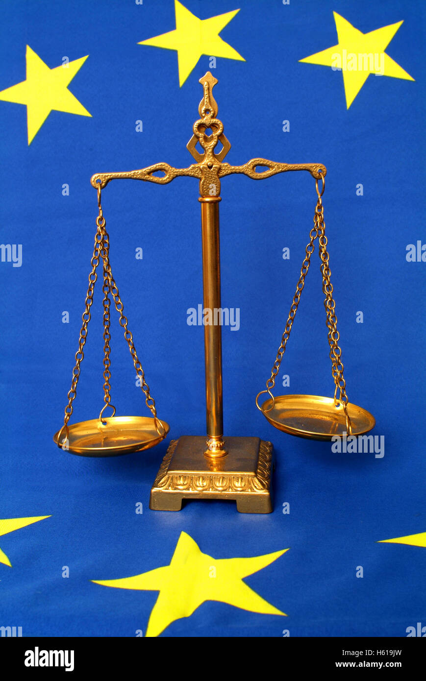 Symbolic for EU law Stock Photo - Alamy