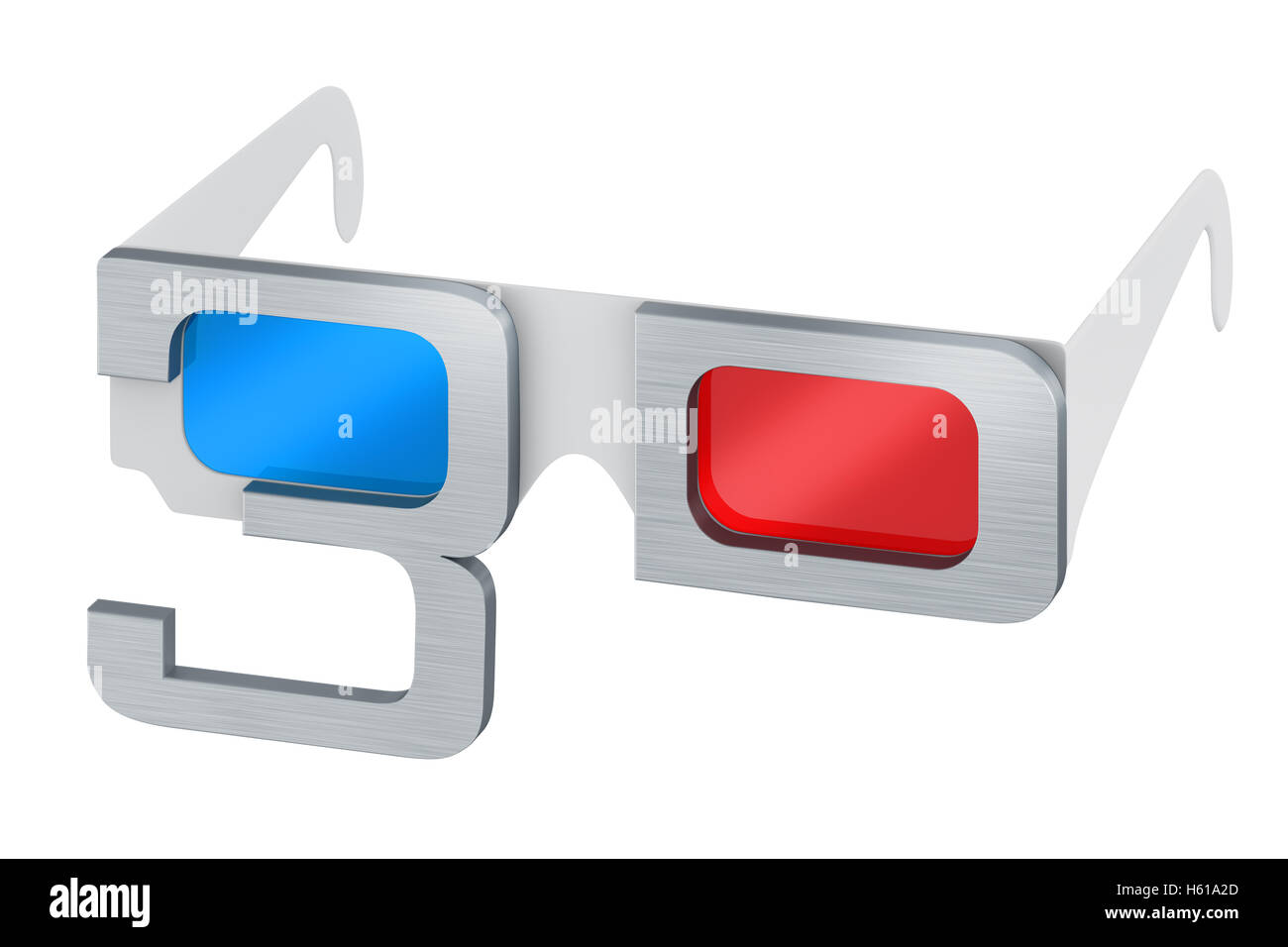 Three-dimensional glasses 3d Stock Photo - Alamy