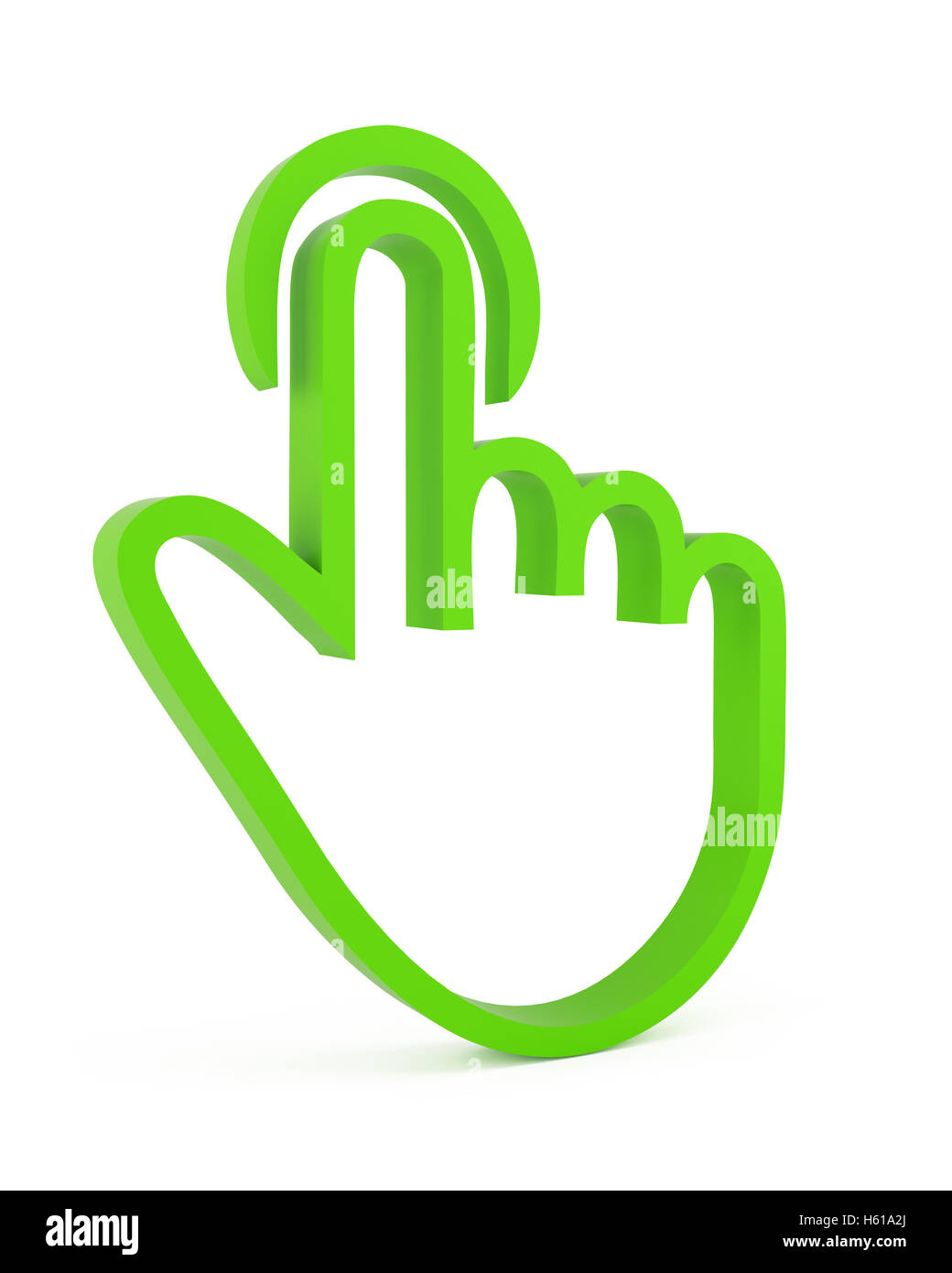 Finger touch point icon hi-res stock photography and images - Alamy