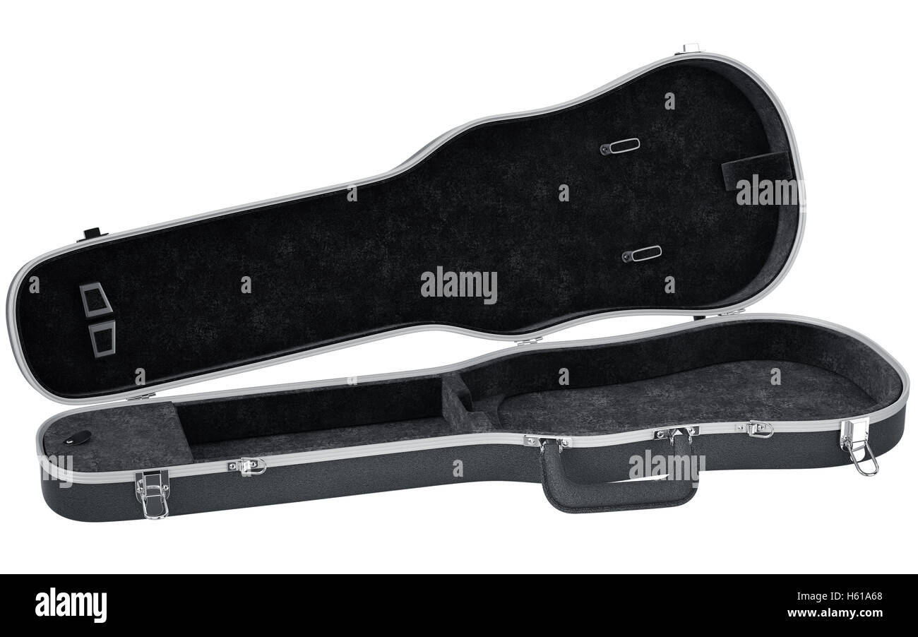 Case viola black, open view Stock Photo - Alamy