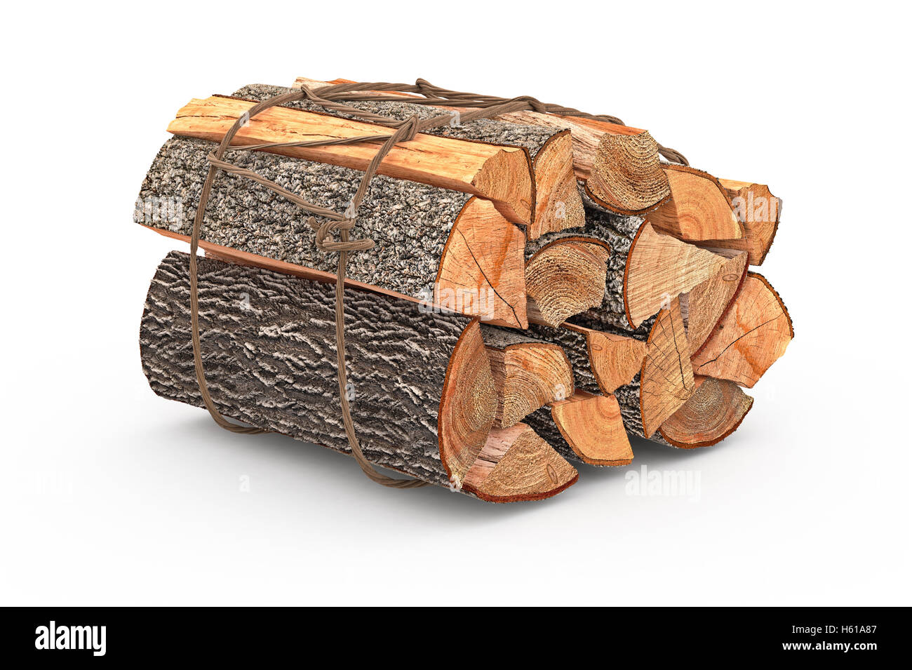 Bunch firewood stack chopped Stock Photo - Alamy