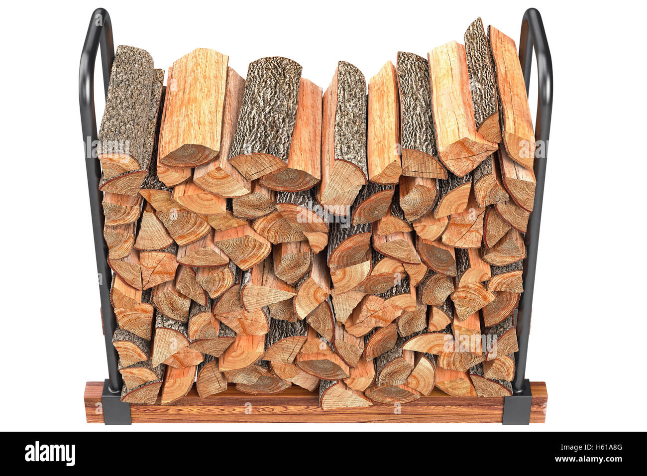 Oak firewood top view hi-res stock photography and images - Alamy