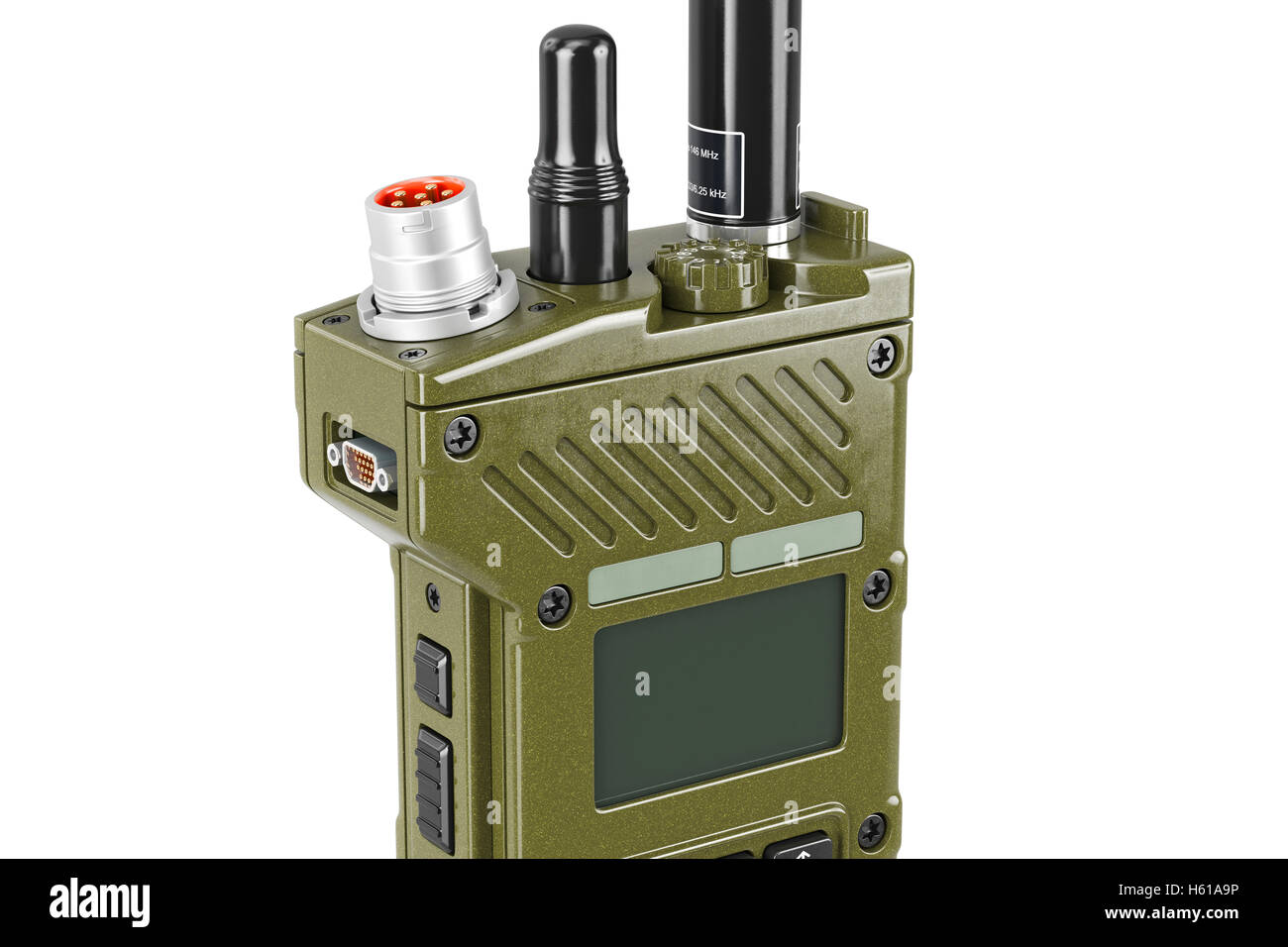Military radio display, close view Stock Photo - Alamy