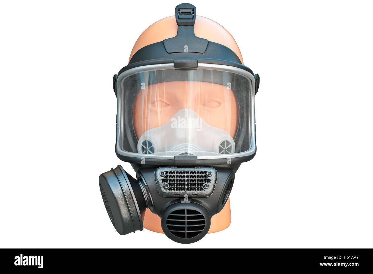 Safety pro mask, front view Stock Photo - Alamy