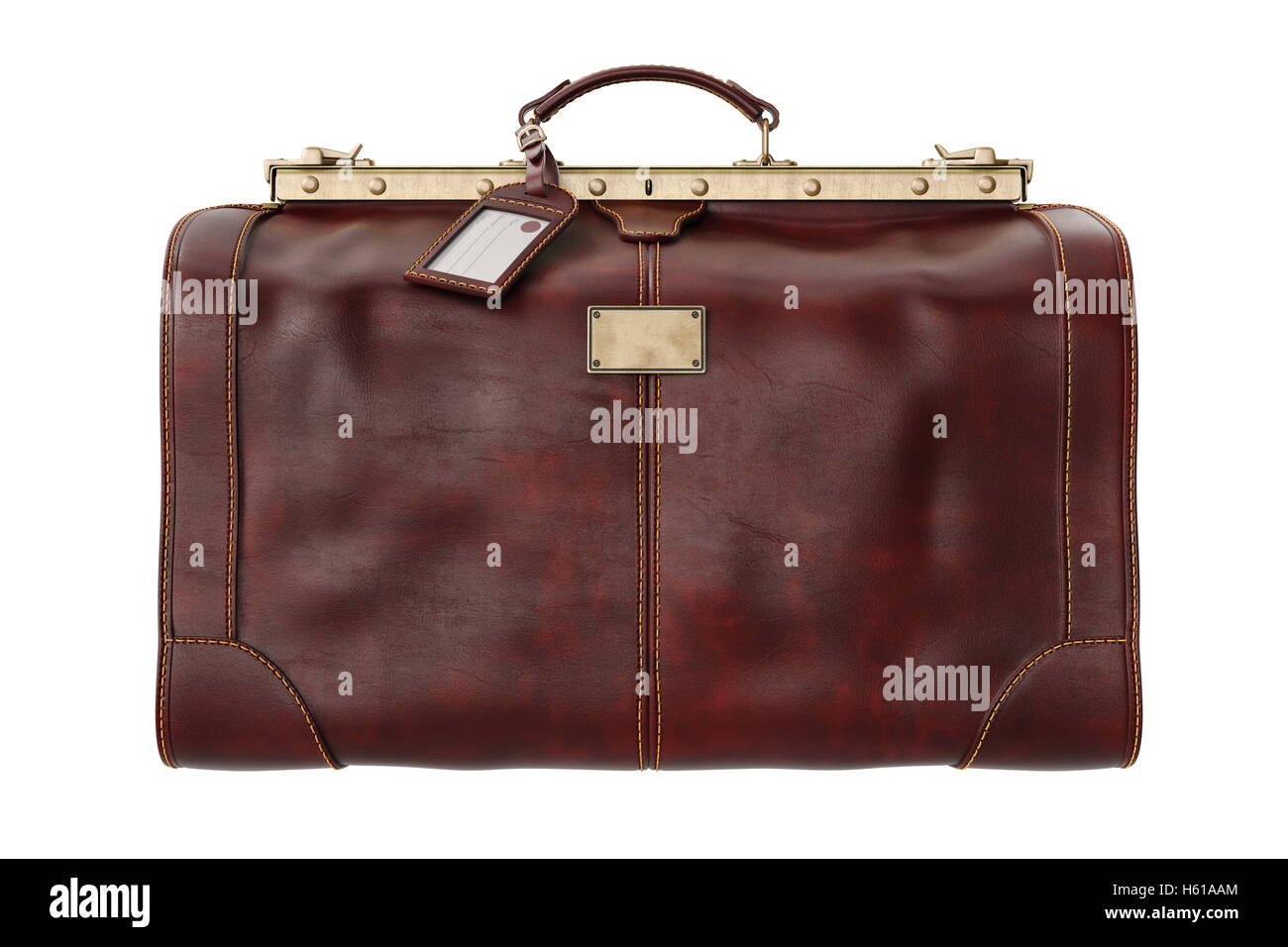 Travel bag, front view Stock Photo - Alamy