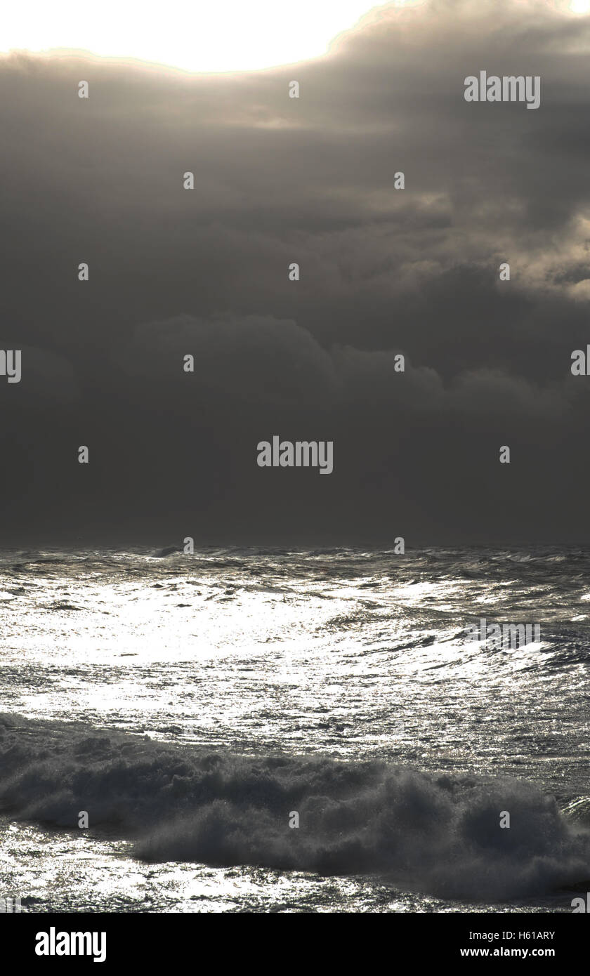 UK, Dorset, Portland Bill, Winter Storm Stock Photo - Alamy