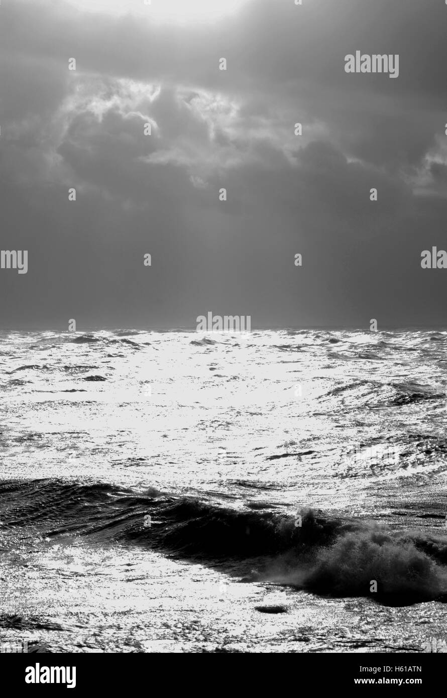 UK, Dorset, Portland Bill, Winter Storm Stock Photo - Alamy