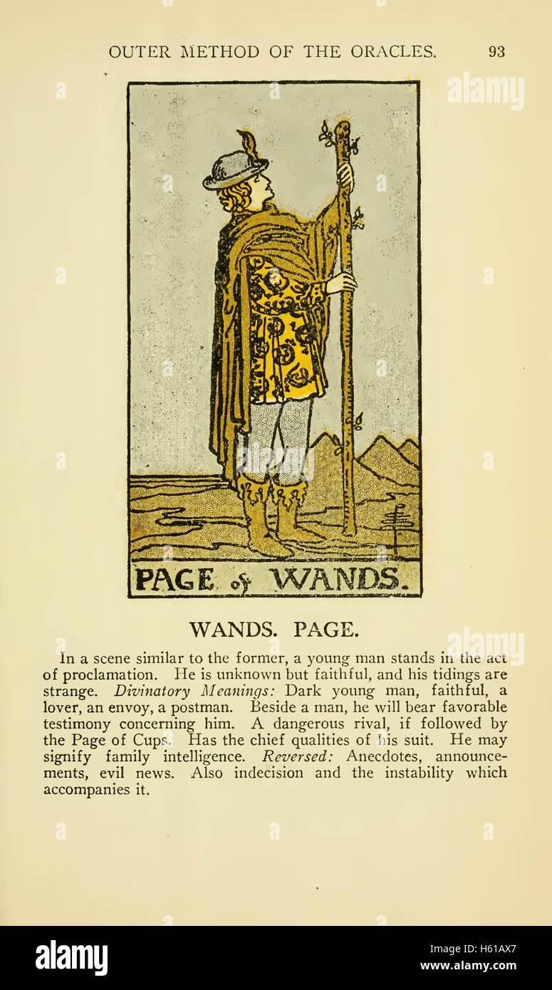 Tarot cards ace pentacles hi-res stock photography and images - Alamy