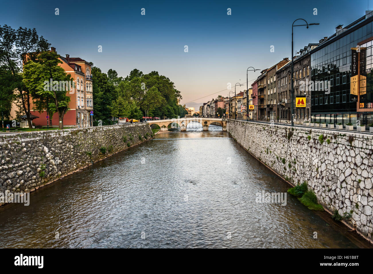 Miljacka river hi-res stock photography and images - Alamy