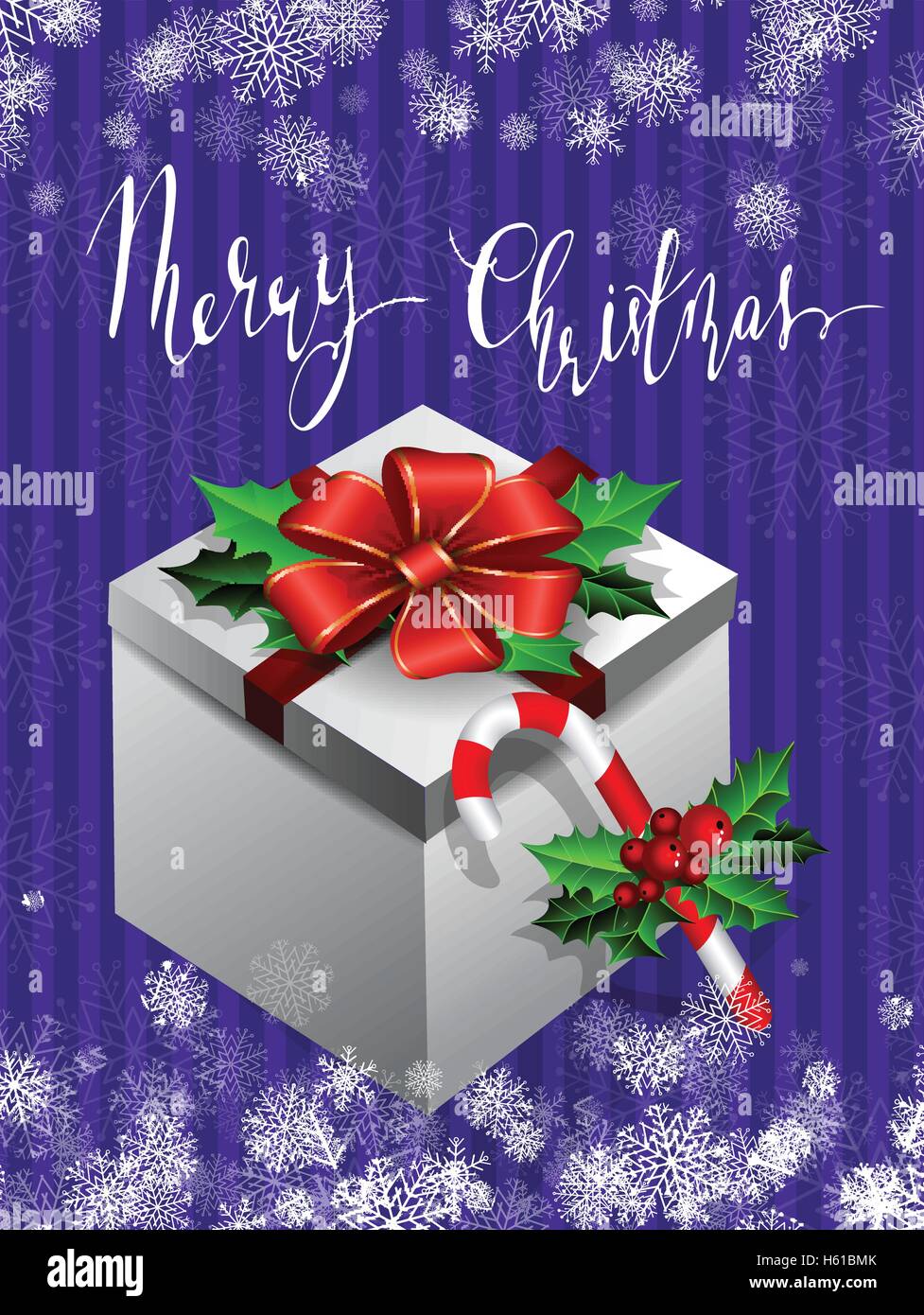 Gift box green leaf Stock Vector Images - Alamy