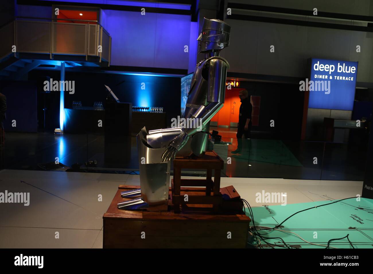 Eric the Britain's first robot at science museum Stock Photo - Alamy