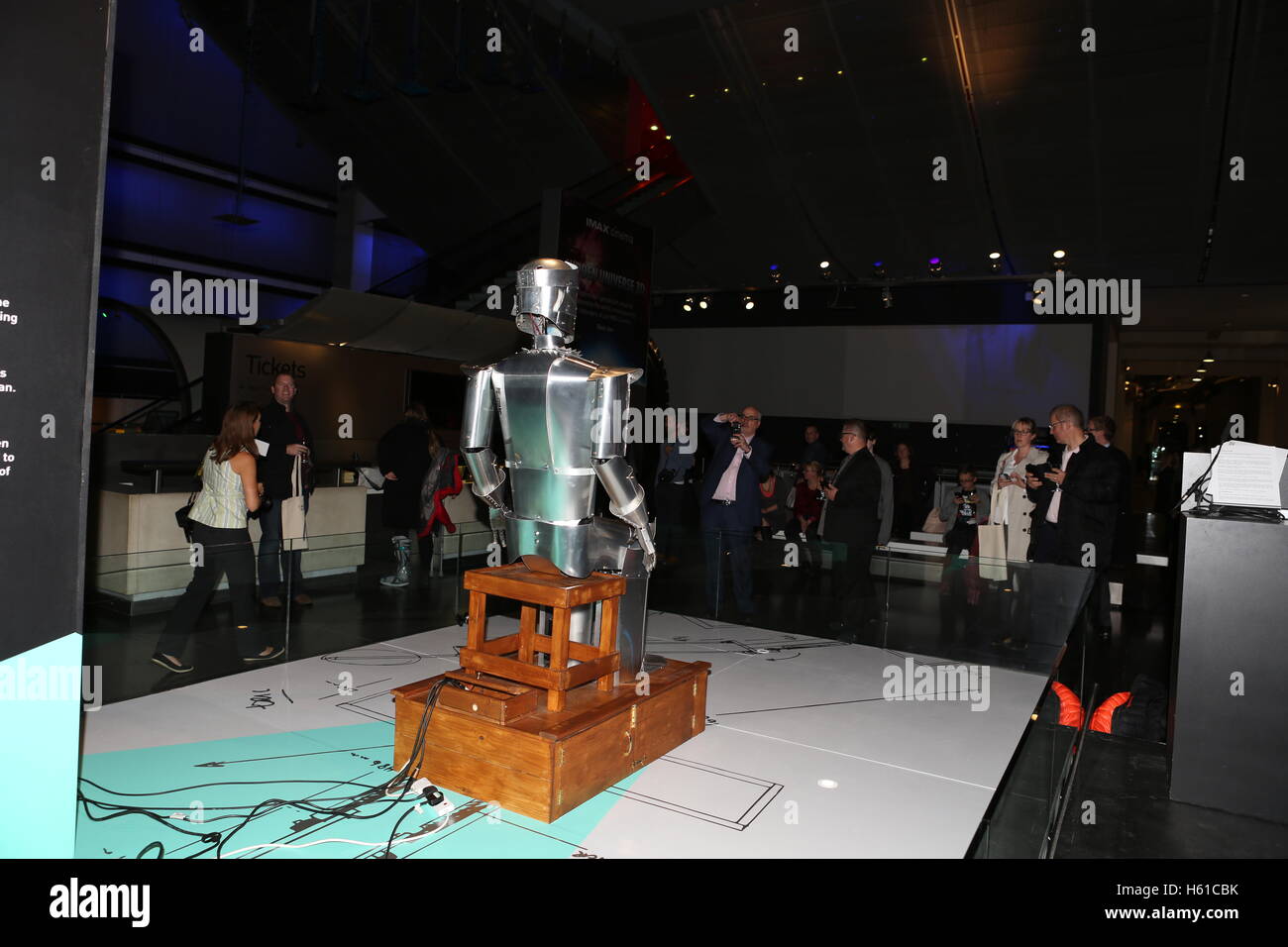 Eric the Britain's first robot at science museum Stock Photo - Alamy