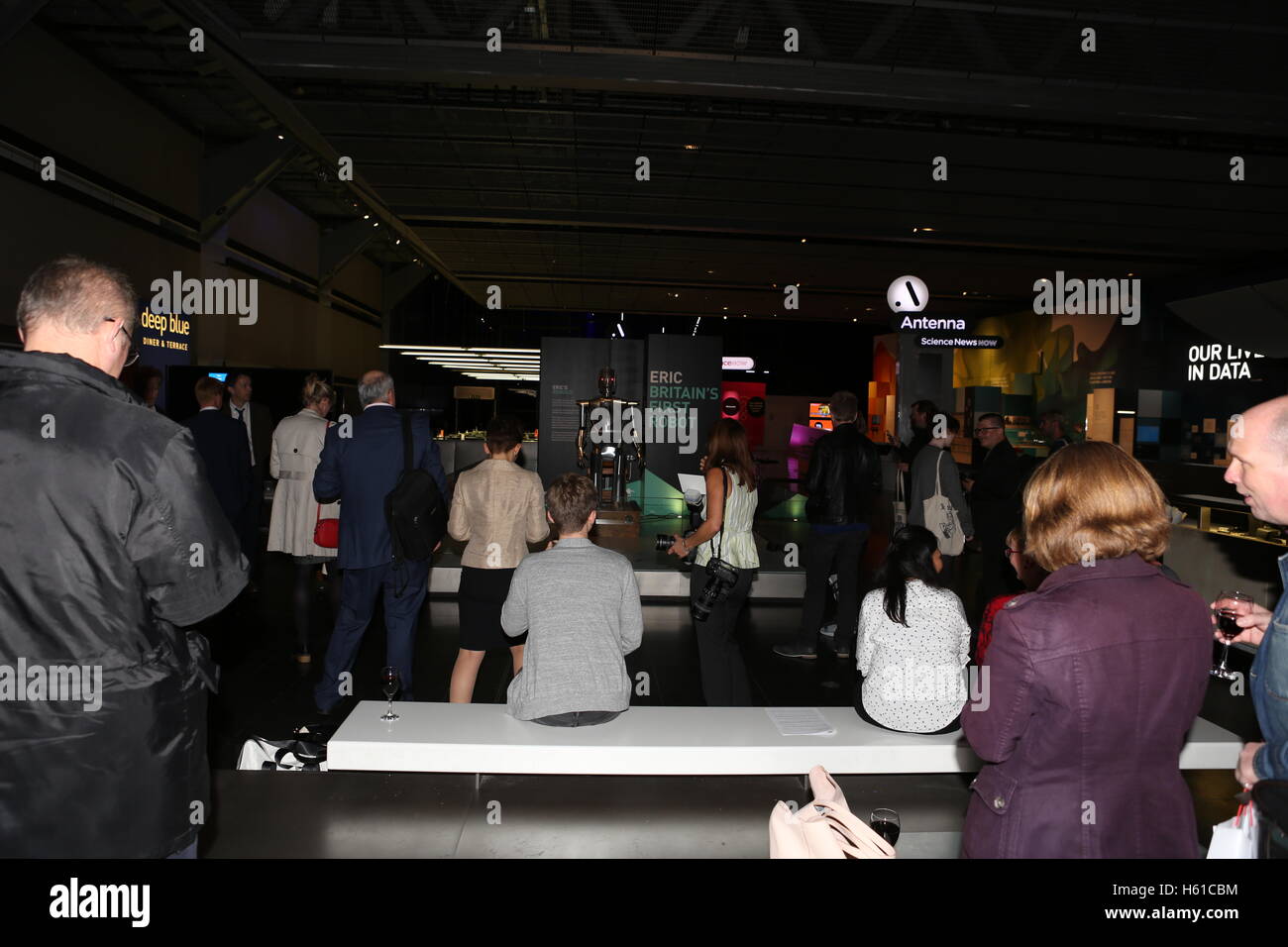 Eric the Britain's first robot at science museum Stock Photo - Alamy