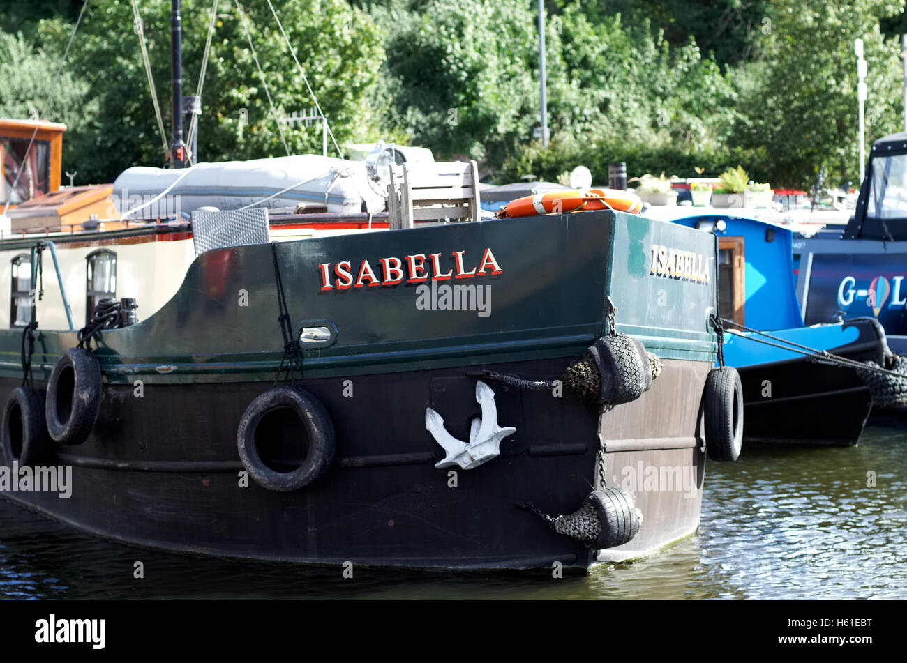 diglis basin worcester Stock Photo - Alamy