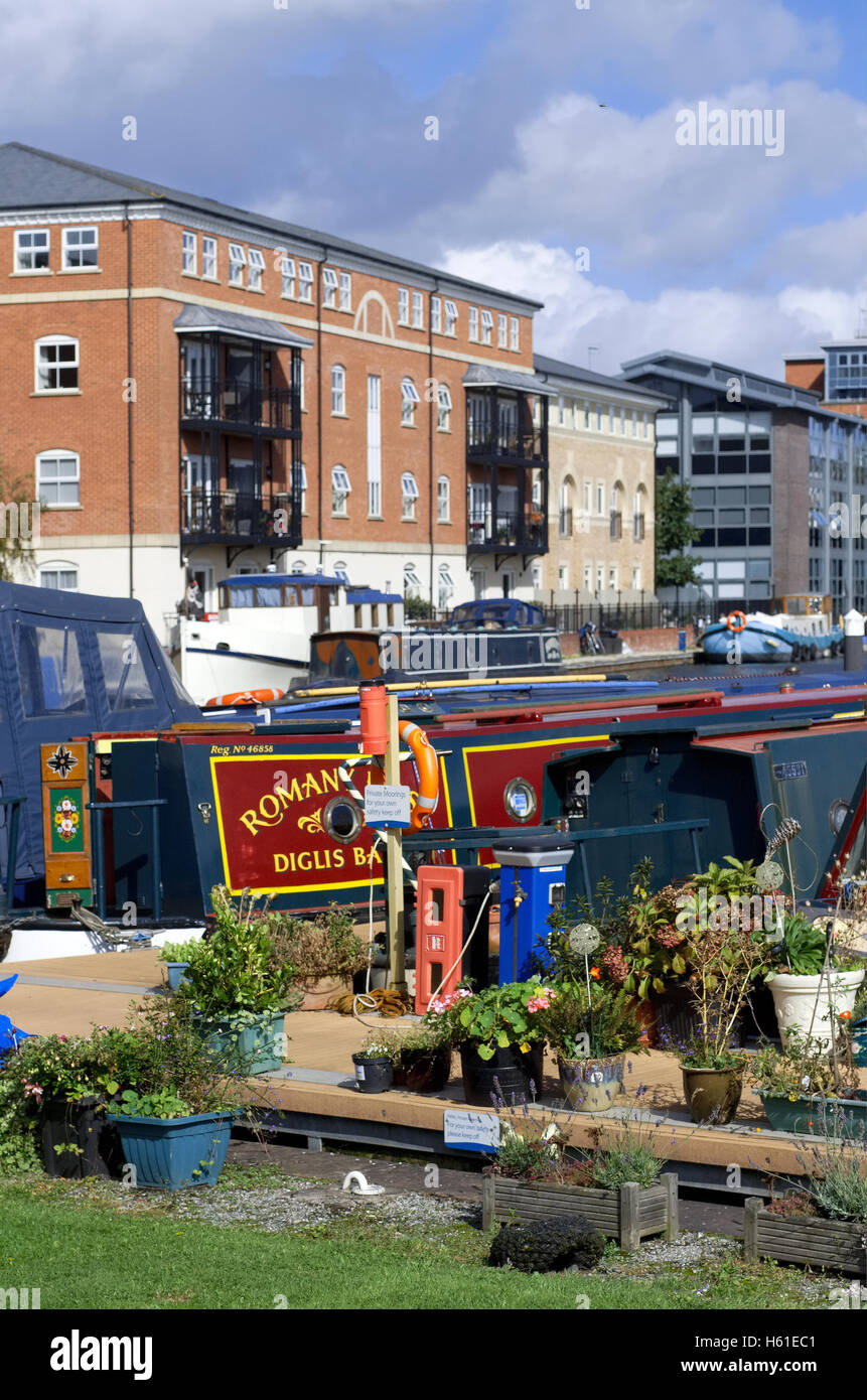 diglis basin worcester Stock Photo - Alamy