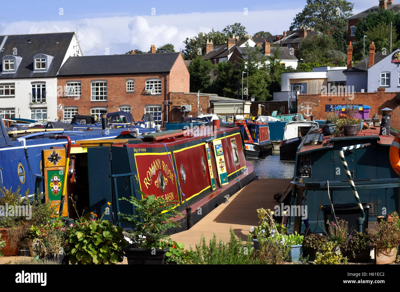 diglis basin worcester Stock Photo - Alamy