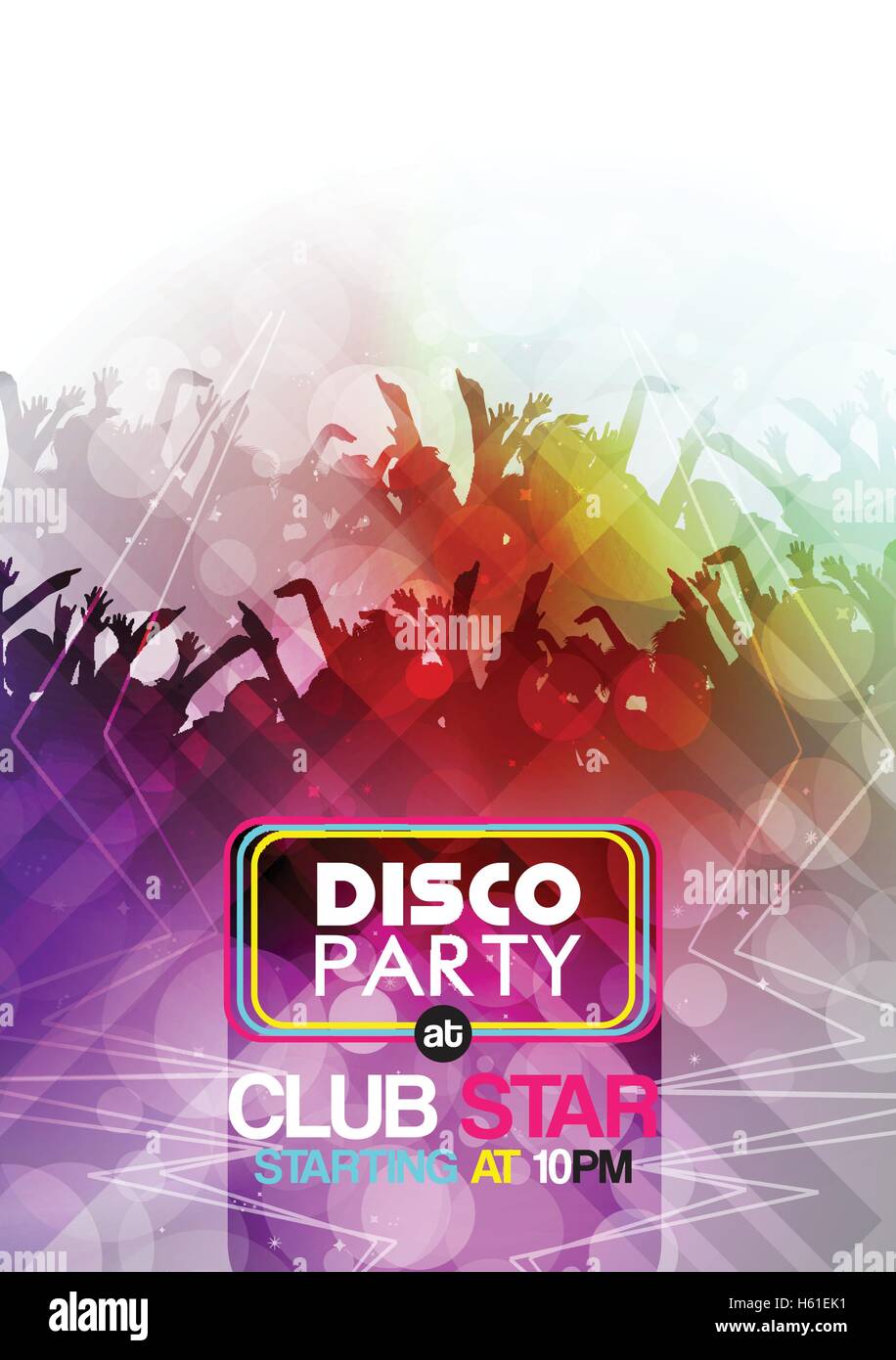 Party design template hi-res stock photography and images - Alamy