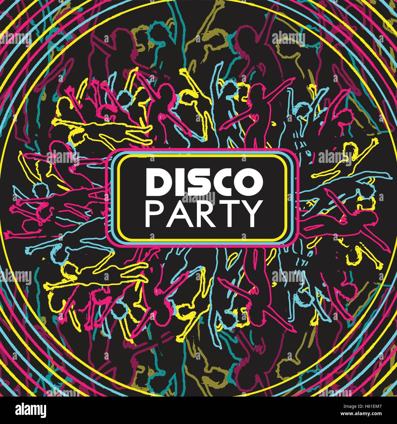 Dancing Round The Circle Stock Vector Images - Alamy