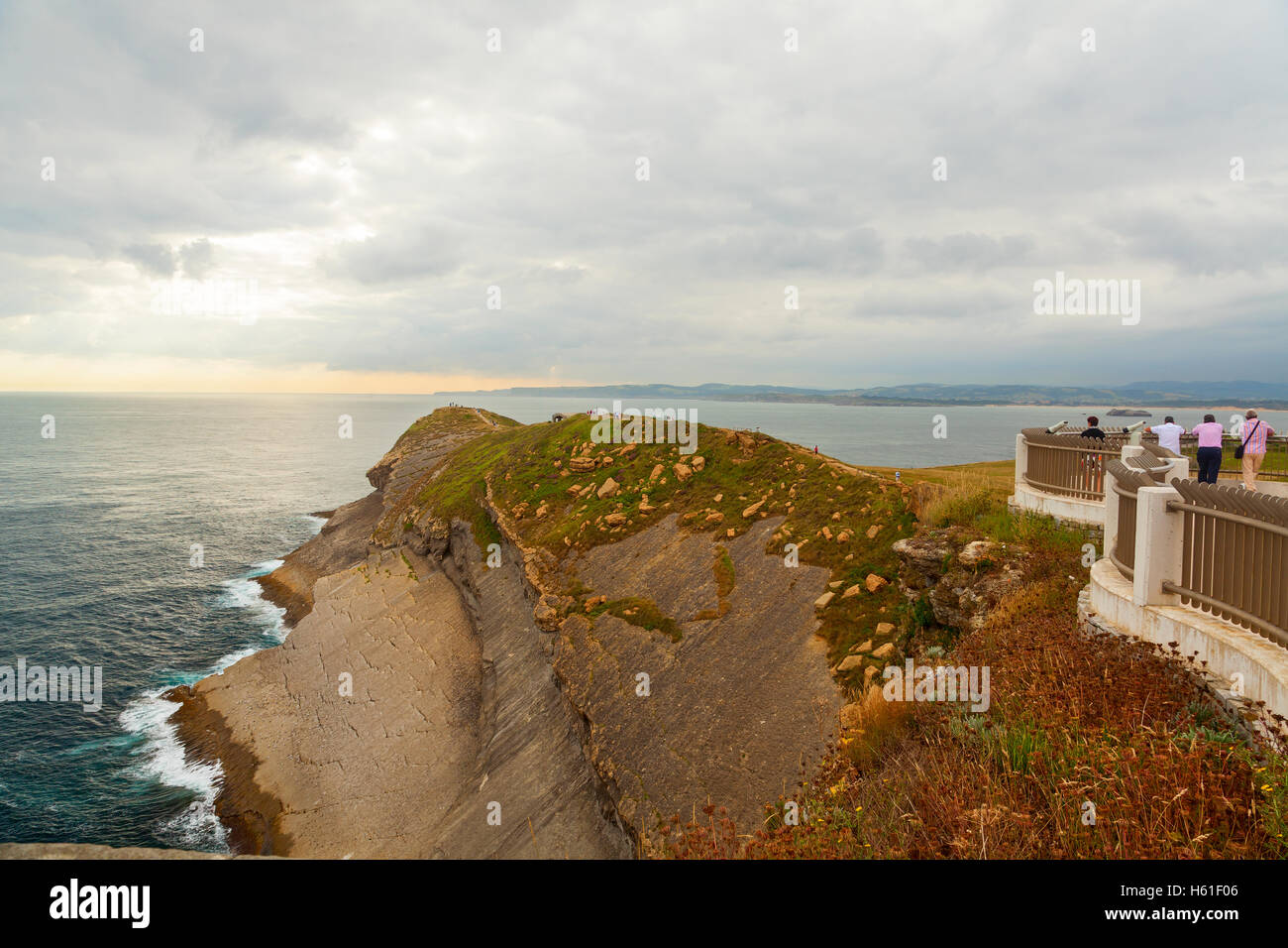 beautiful coast view in the city of santander Stock Photo - Alamy