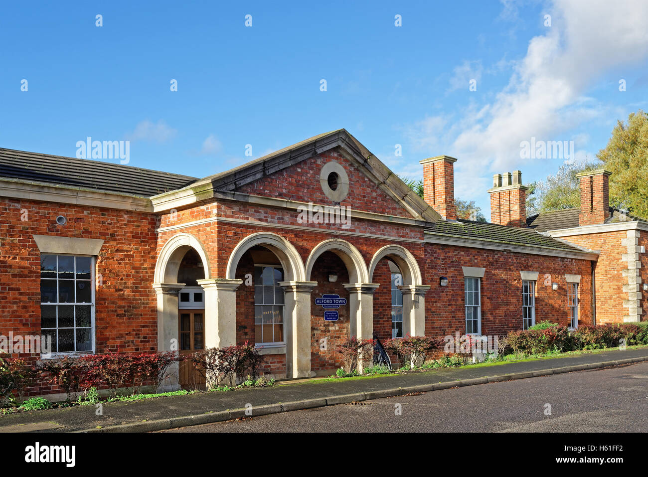 Old Victorian railway station in Alford, Lincolnshire, UK Stock Photo ...