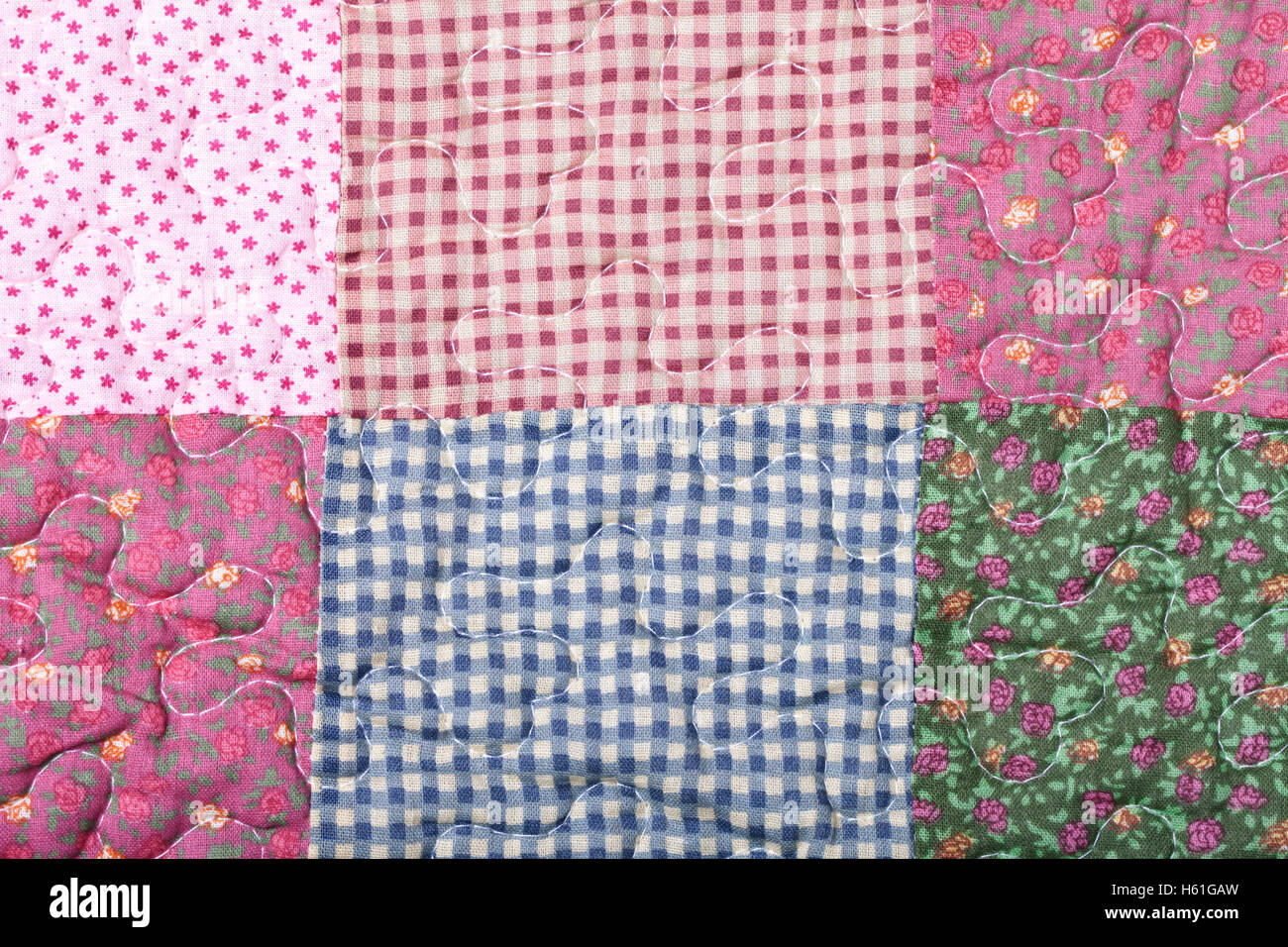 a fabric texture mix of patterns Stock Photo - Alamy