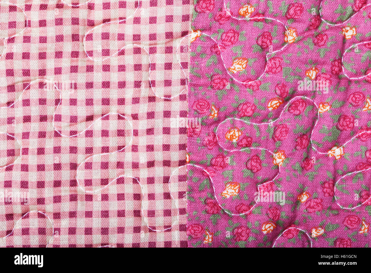 a fabric texture mix of patterns Stock Photo - Alamy