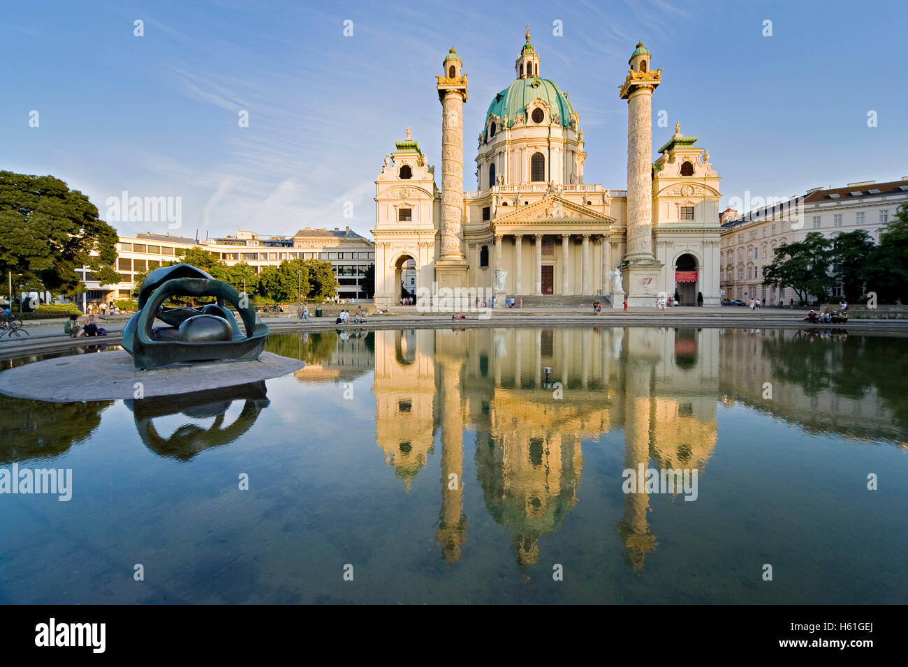 Karlskirche church, Vienna, Austria, Europe Stock Photo - Alamy