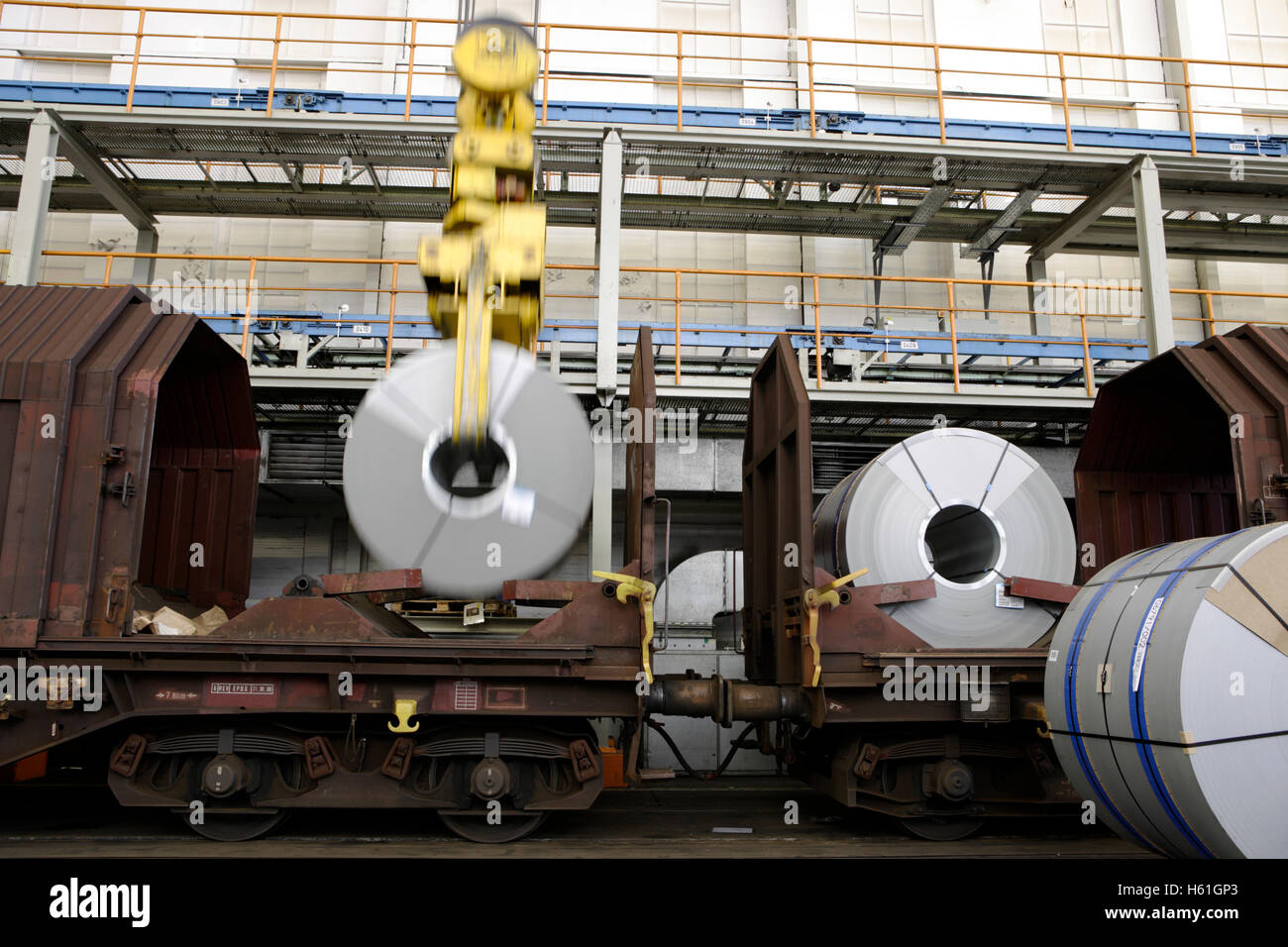 Production of chassis for freight trains hi-res stock photography and ...