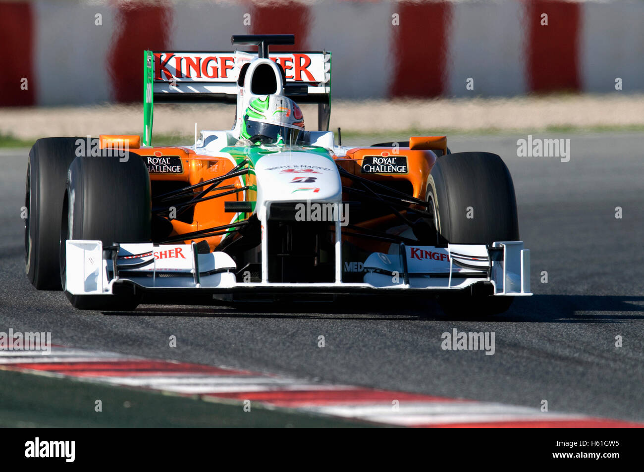Motorsports, Vitantonio Liuzzi, ITA, in the Force India VJM02 race car ...