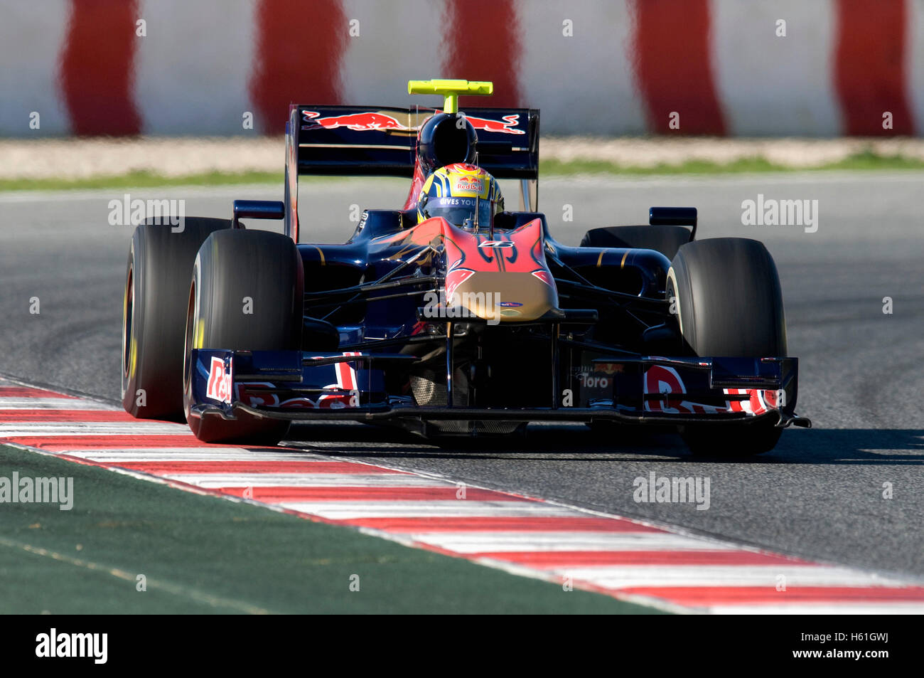 Motorsports, Jaime Alguersuari, SPA, in the Toro Rosso STR4 race car ...