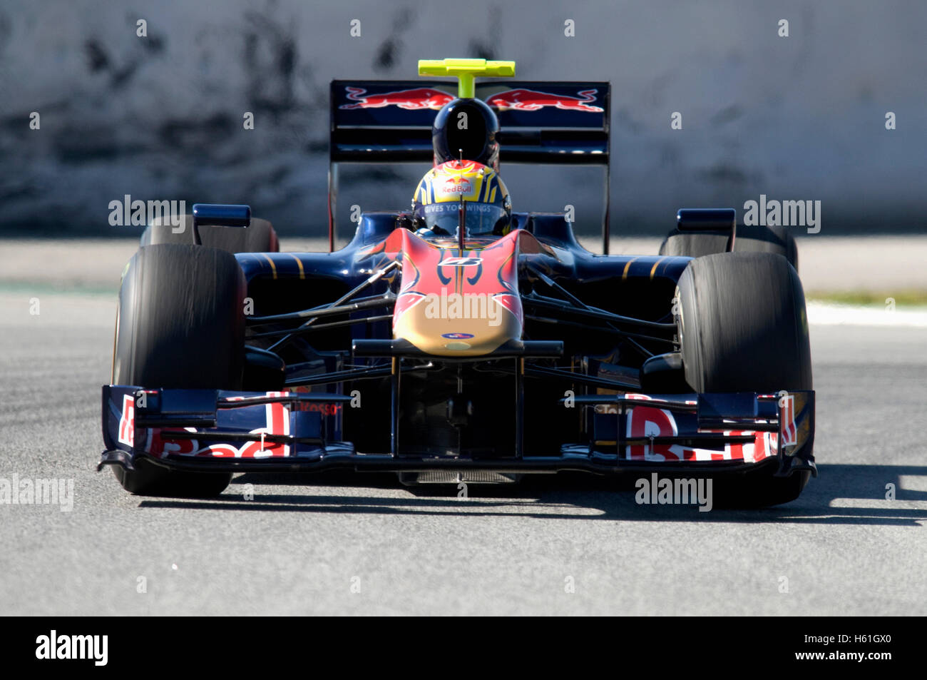 Motorsports, Jaime Alguersuari, SPA, in the Toro Rosso STR4 race car ...